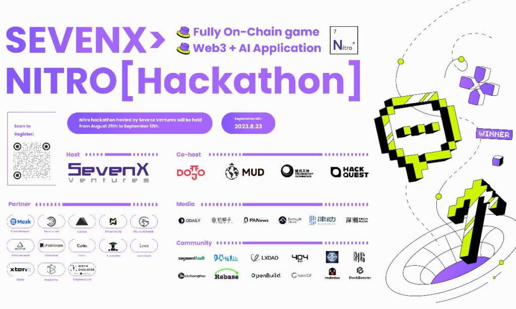 SevenX Ventures Launches Nitro Hackathon with HackQuest, MUD, DOJO, and Moonshot Commons ...