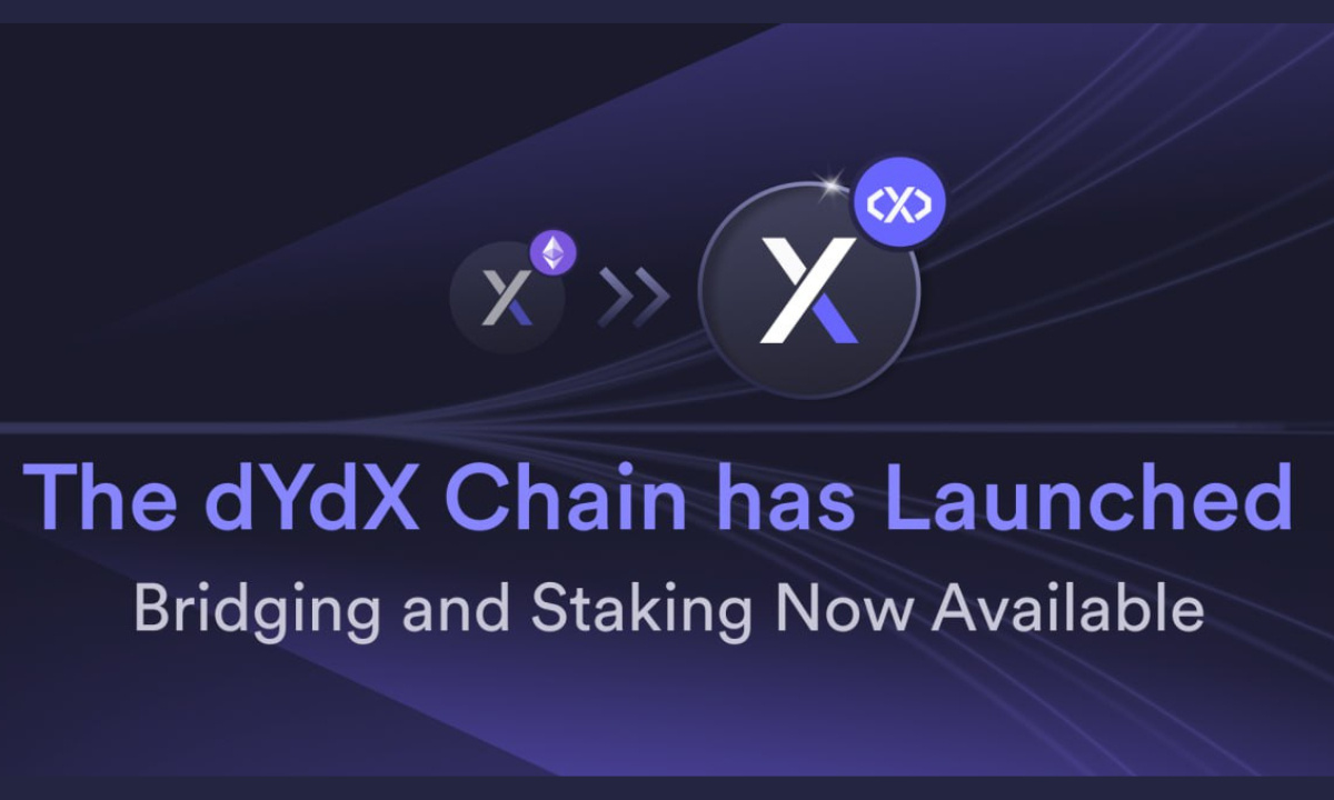 The Dydx Chain Has Launched Bridging And Staking Now Available