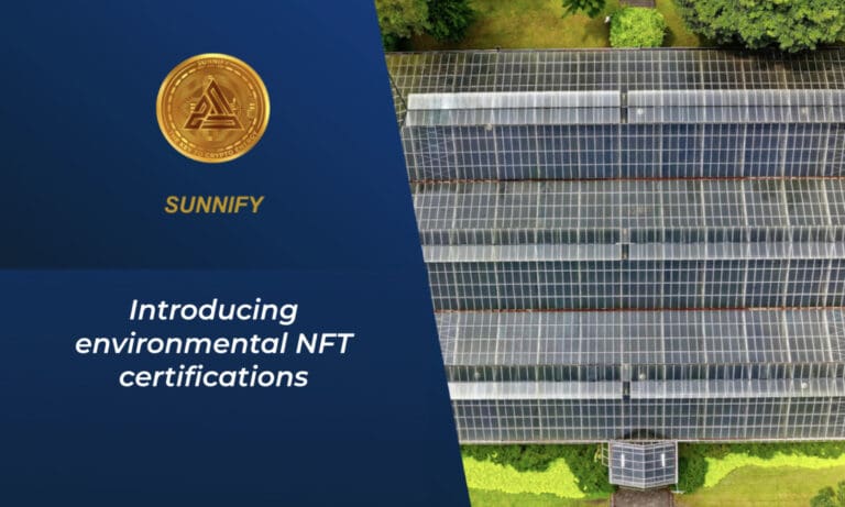 Sunnify Launches Environmental NFT Certifications, Revolutionizing ESG Investing - Chainwire