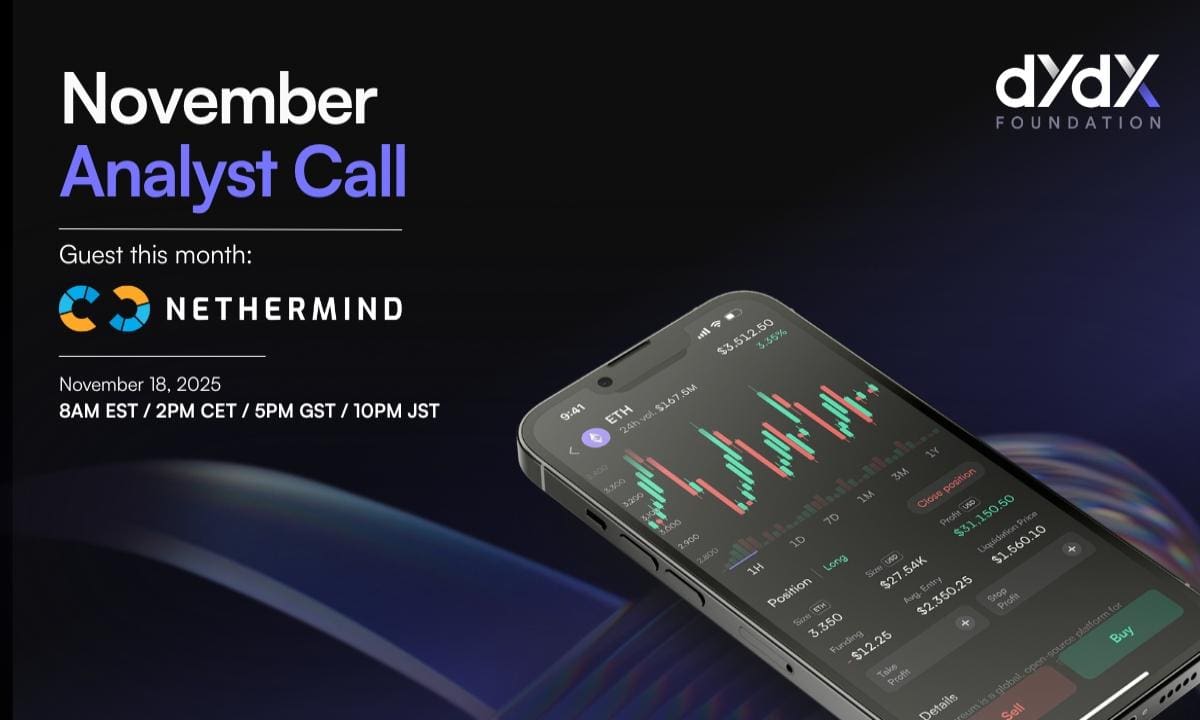 dYdX Shares Key Highlights from November Analyst Call - Chainwire
