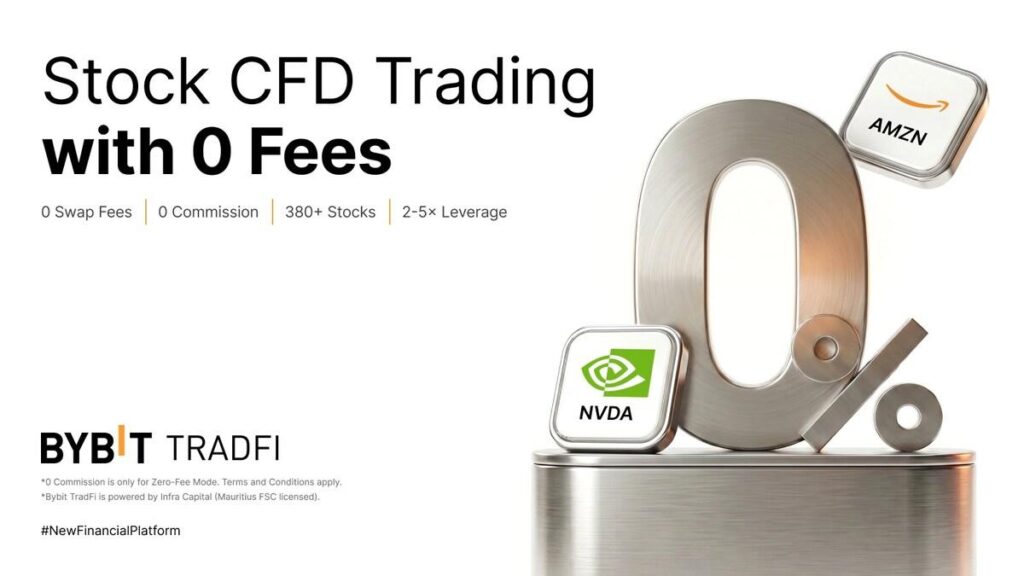 Bybit TradFi Doubles Down on Zero-Fee Stock CFD Trading: 0 Commission ...